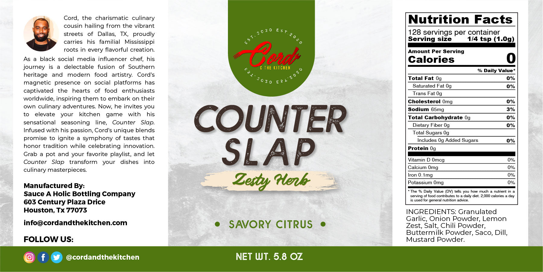 Spice Blends & More – Cord and the Kitchen