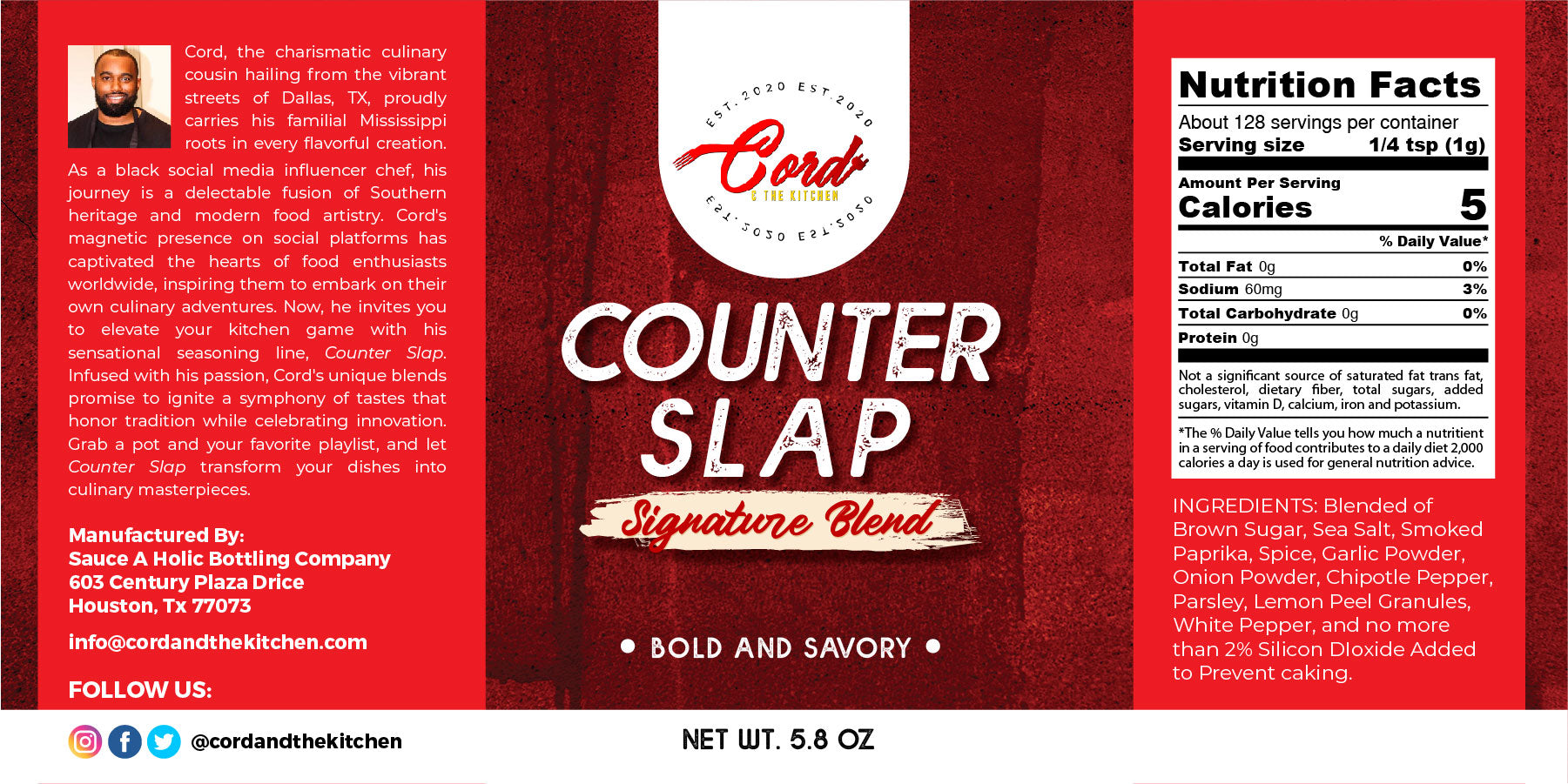 Spice Blends & More – Cord and the Kitchen